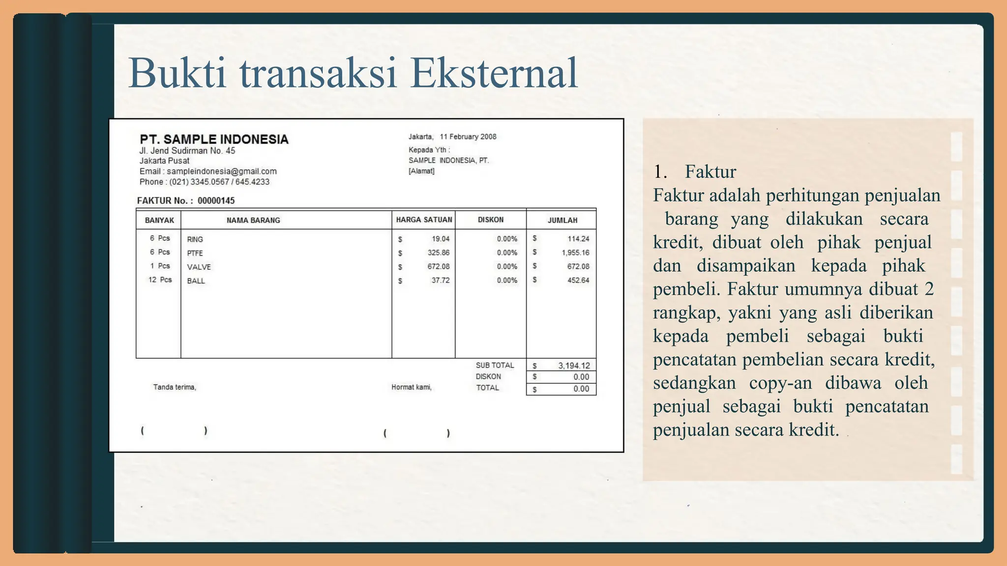 MATERI Bukti Transaksi kelas X AKUNTANSI | PPTX