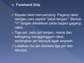 Materi bulu tangkis kelas x semua program keahlian smk gelora | PPTX