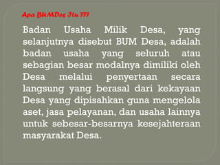 Materi Manajemen Pengembangan BUMDesa.pptx
