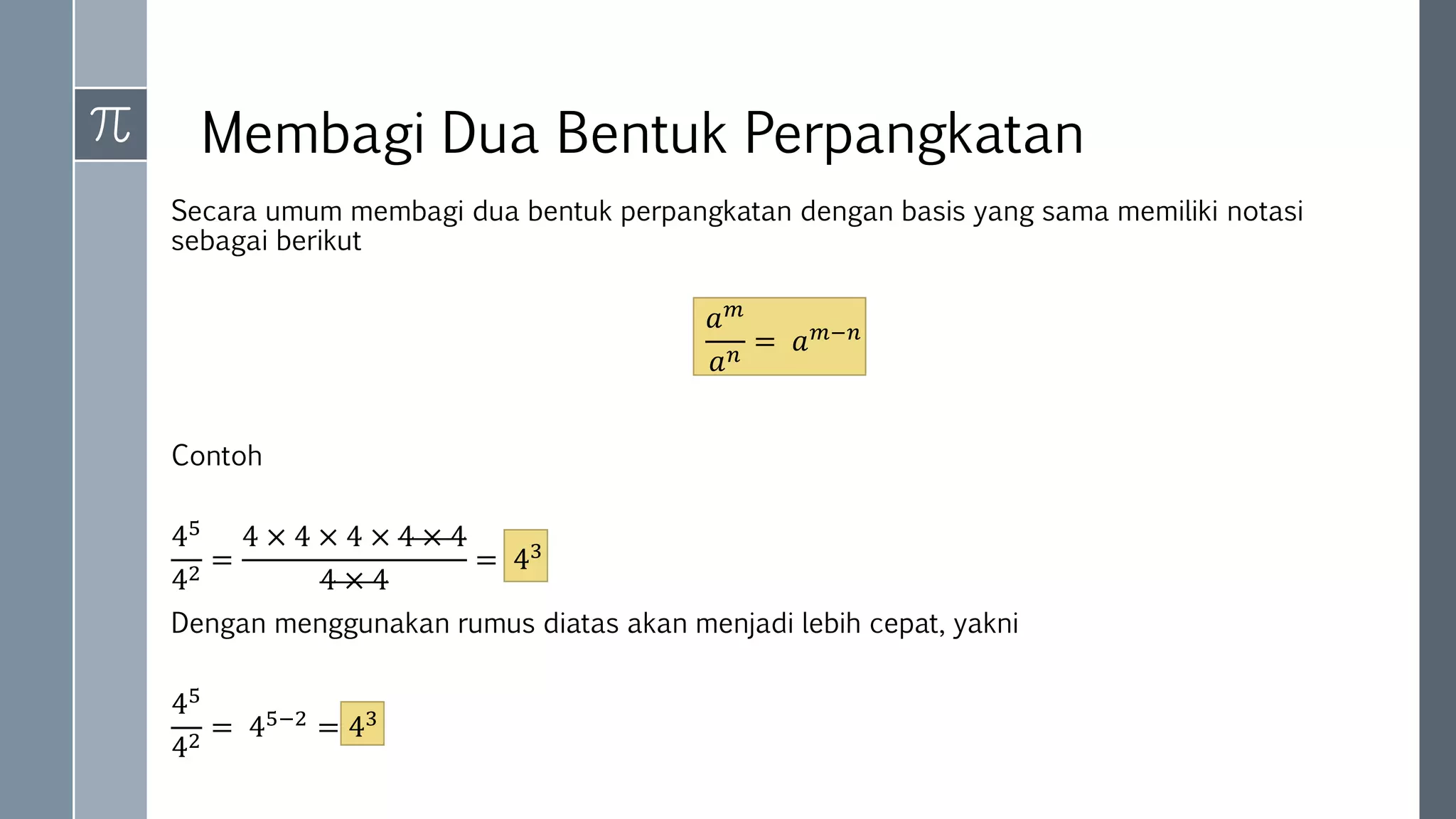 pembagian perpangkatan | PPTX