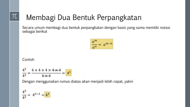pembagian perpangkatan | PPT