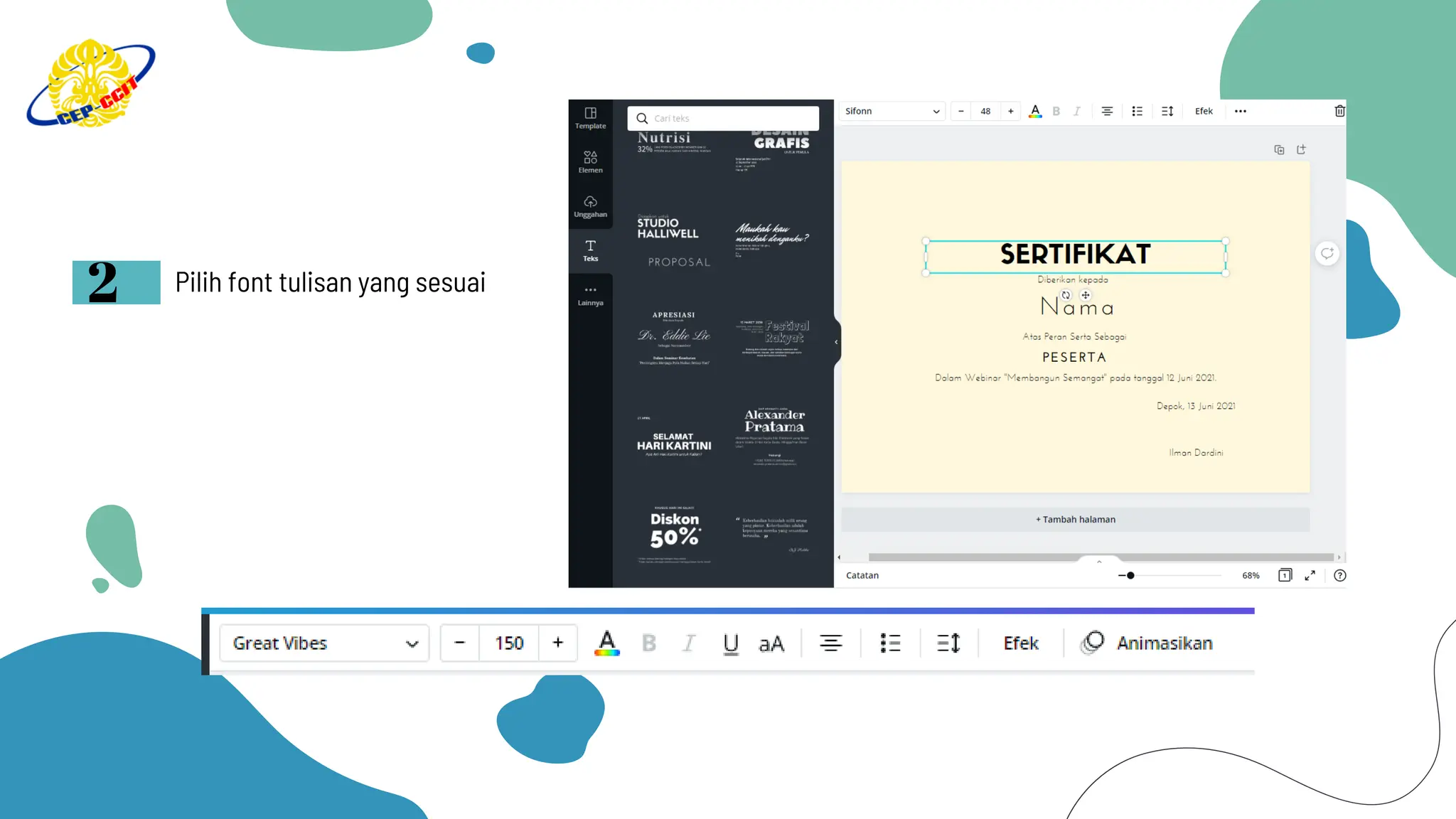 Modul Pembelajaran Canva, dan Cara pembuatan poster | PDF