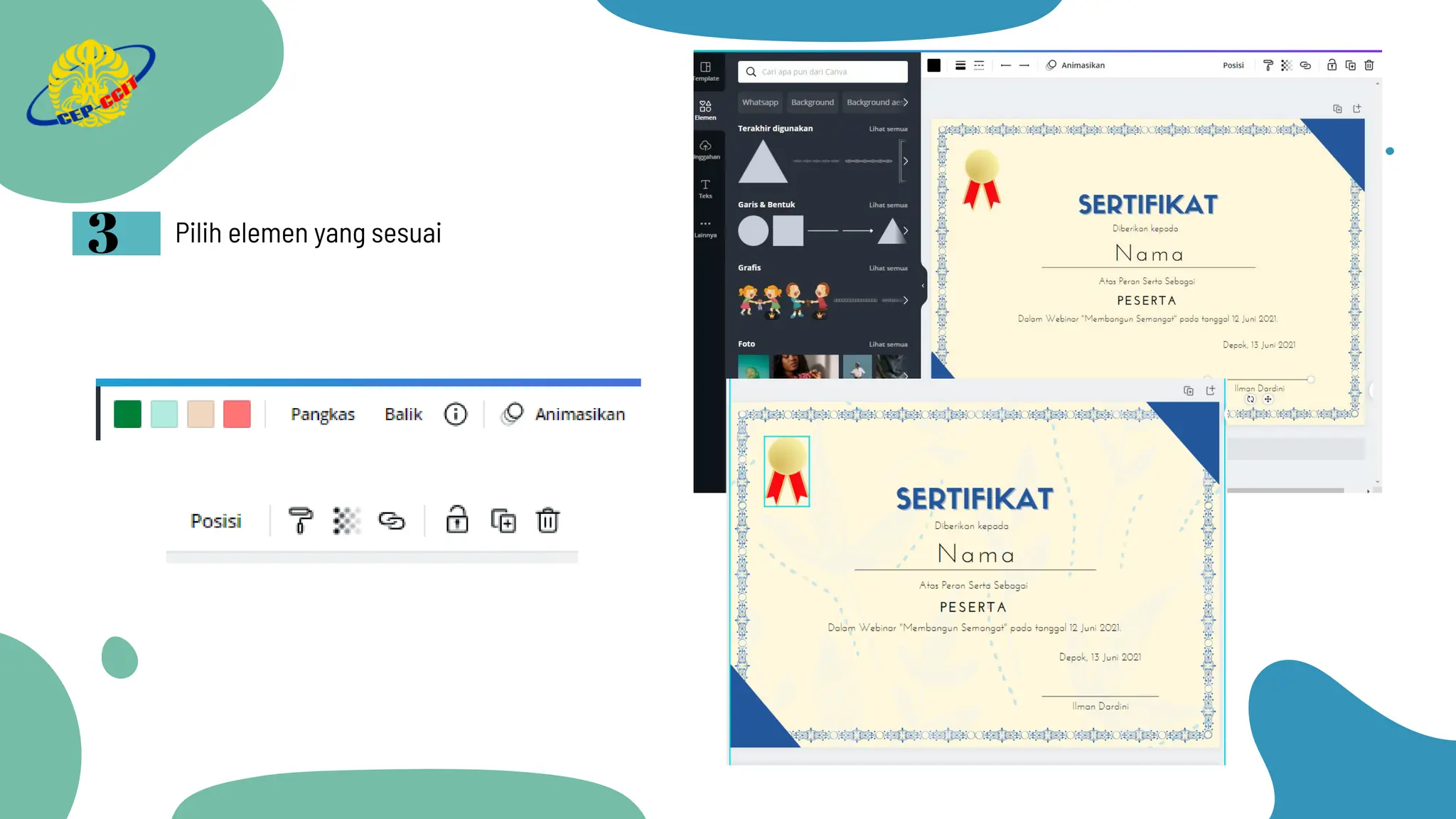Modul Pembelajaran Canva, dan Cara pembuatan poster | PDF