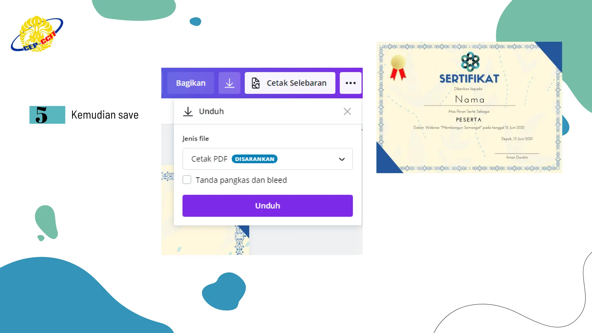 Modul Pembelajaran Canva, dan Cara pembuatan poster | PDF