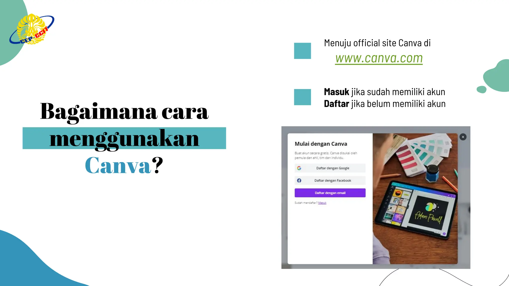 Modul Pembelajaran Canva, dan Cara pembuatan poster | PDF