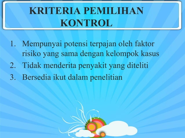 Materi case control | PPT