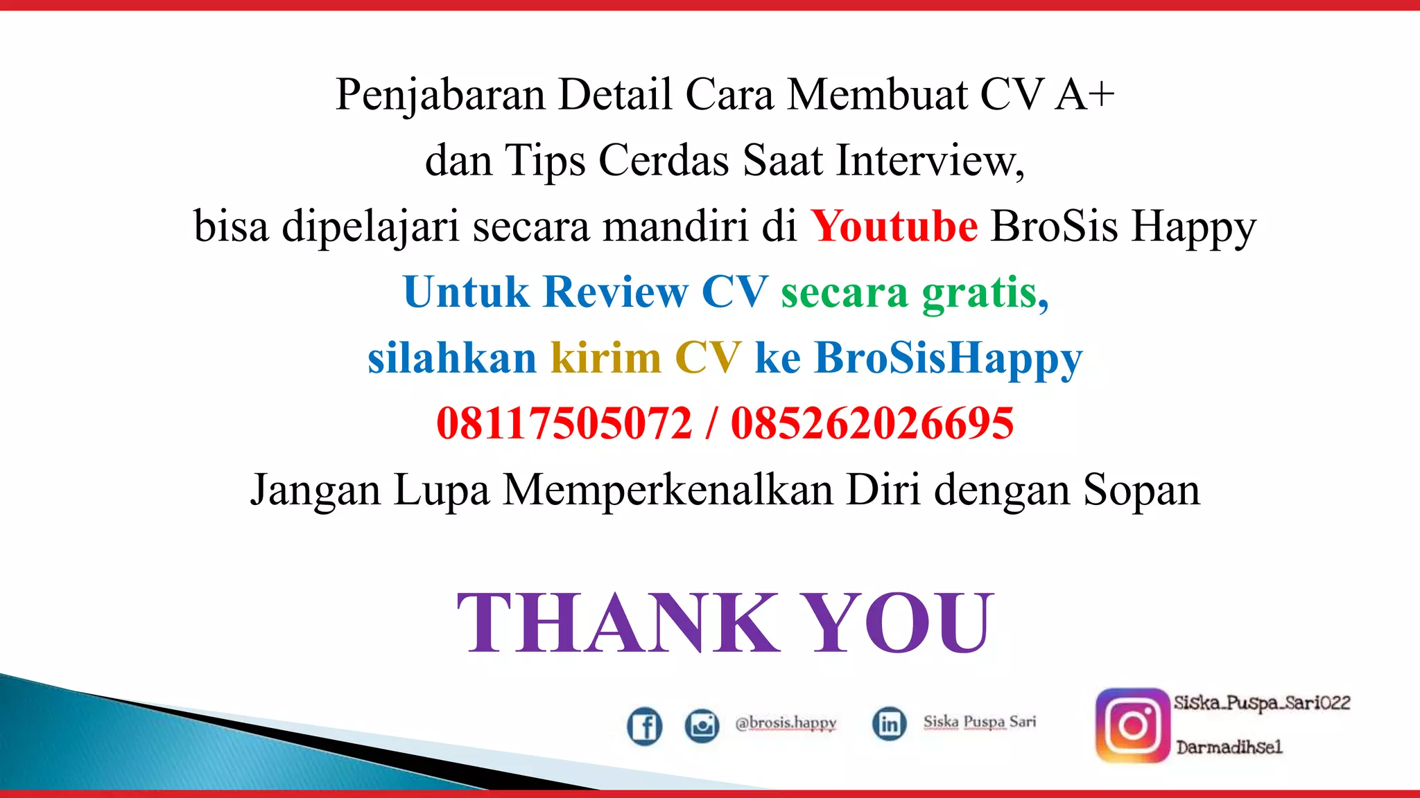 Materi Cerdas Saat Interview - BroSis Happy 2021.pptx