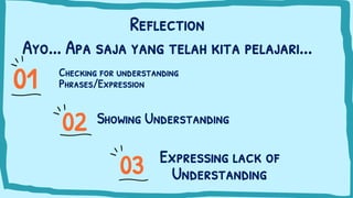 Materi Checking for Understanding Bahasa Inggris Kelas 8.pptx