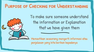 Materi Checking for Understanding Bahasa Inggris Kelas 8.pptx