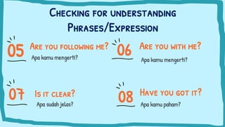 Materi Checking for Understanding Bahasa Inggris Kelas 8.pptx