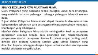 Materi Pelatihan Pekerjaan Cleaning Service | PDF