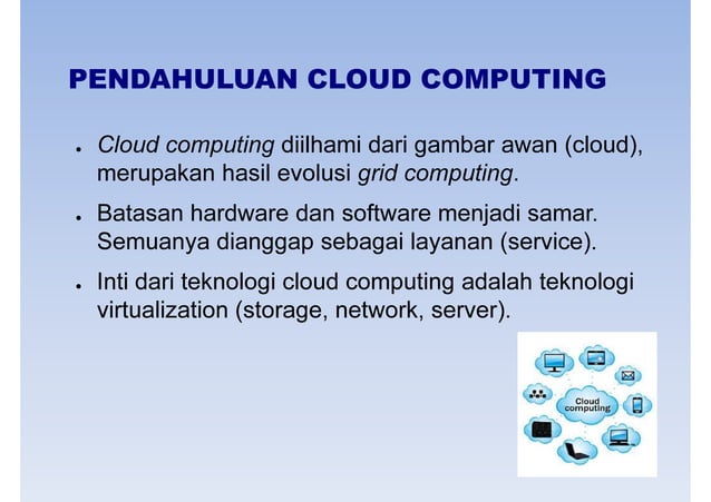 Slide Materi cloud computing fundamental | PDF