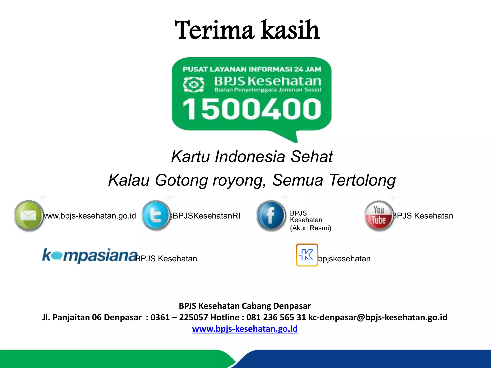 Materi CoB (Coordination of Benefit) BPJS Kesehatan | PPTX