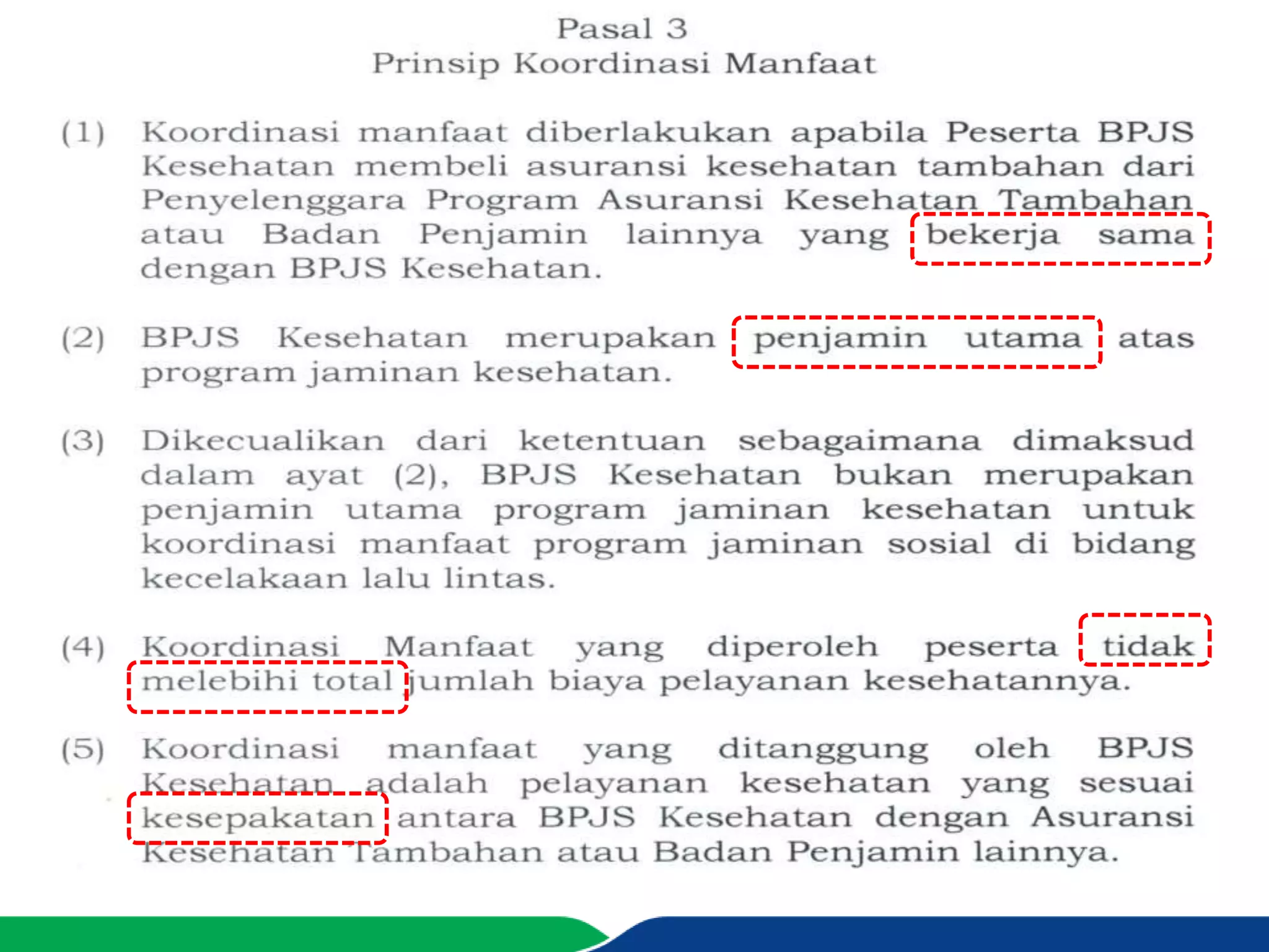 Materi CoB (Coordination of Benefit) BPJS Kesehatan | PPTX