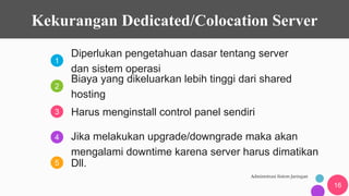 Materi control panel hosting | PPT