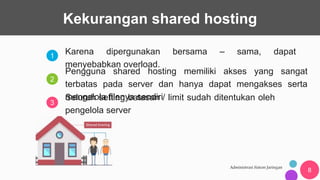 Materi control panel hosting | PPT
