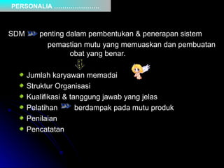 Materi Cara pembuatan Obat Yang Baik dan Benar | PPT