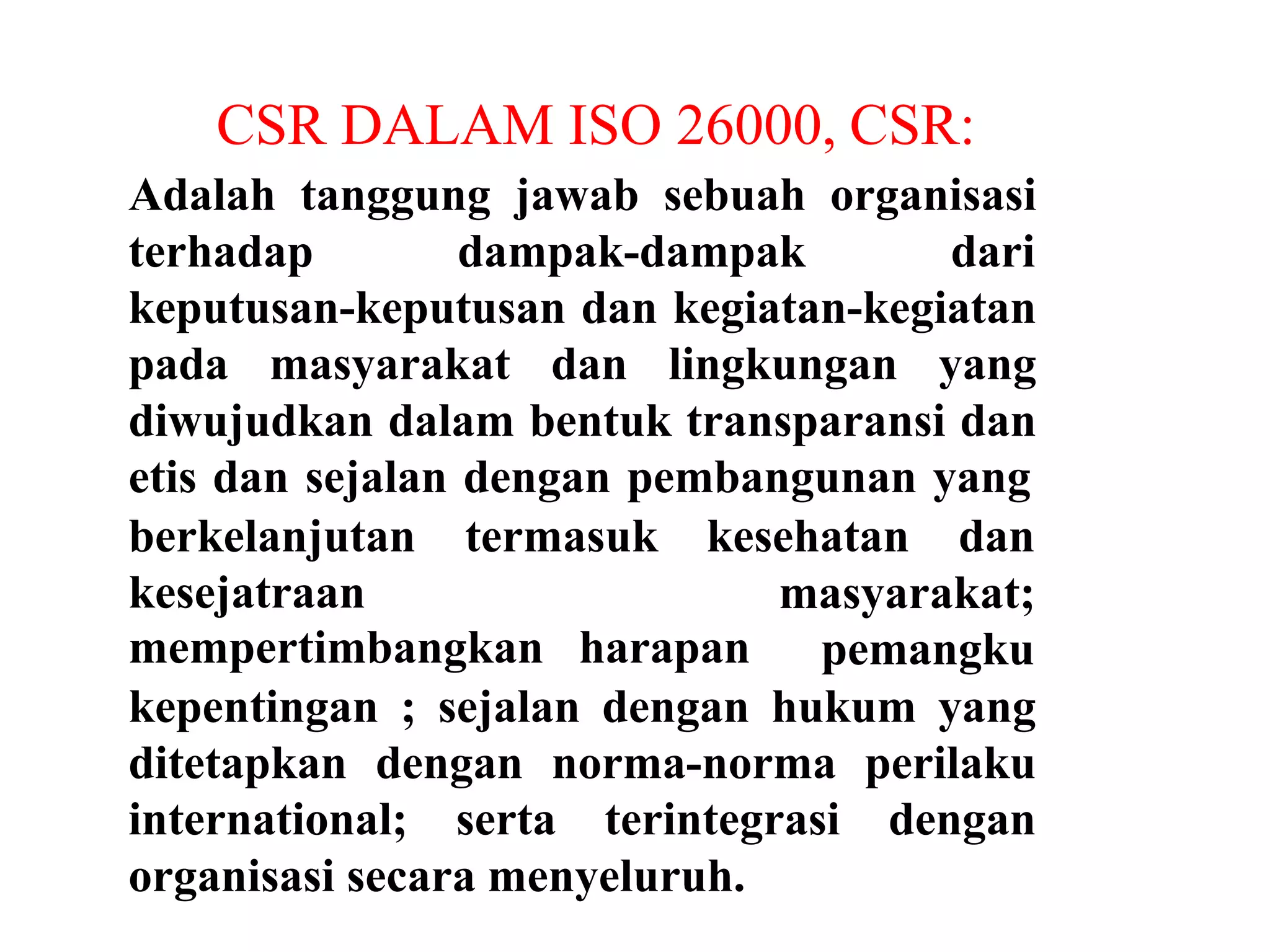 Materi csr kaunang | PDF