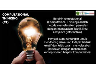 Pengenalan Computational Thinking (CT).. | PDF