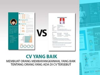 Tips Membuat Curriculum Vitae Unik & Menarik | How to create Best ...