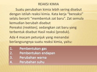 Materi dan perubahan materi | PPTX