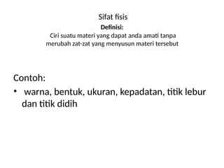 BAHAN AJAR KIMIA BAB materi dan perubahannya.pptx
