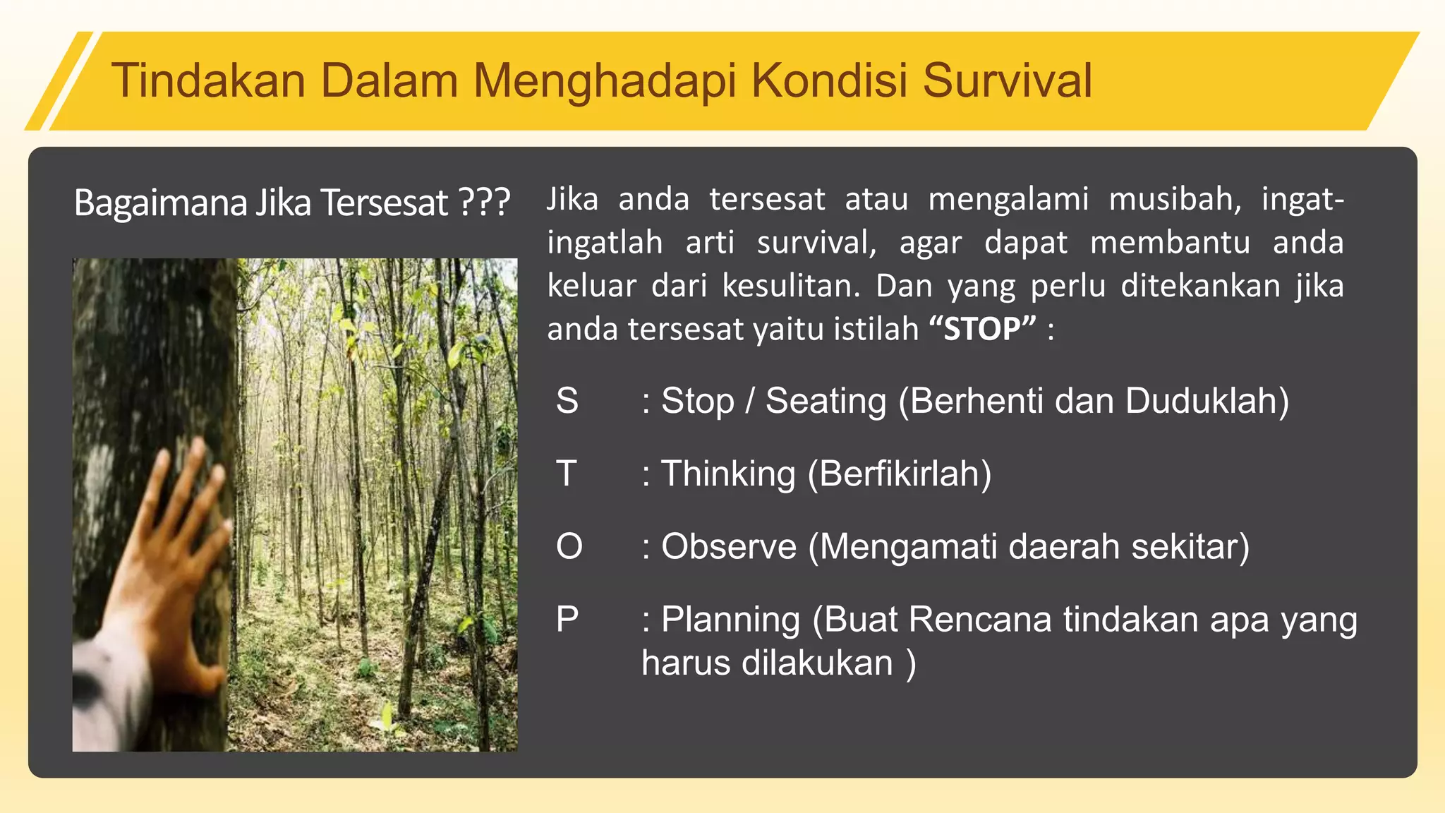 Pengetahuan Dasar Materi Survival MAPALA ZARADIKA | PPTX