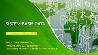 Materi Pengenalan Pemrograman Basis Data Kelas.pptx