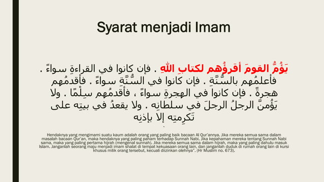 Materi dauroh imam | PDF