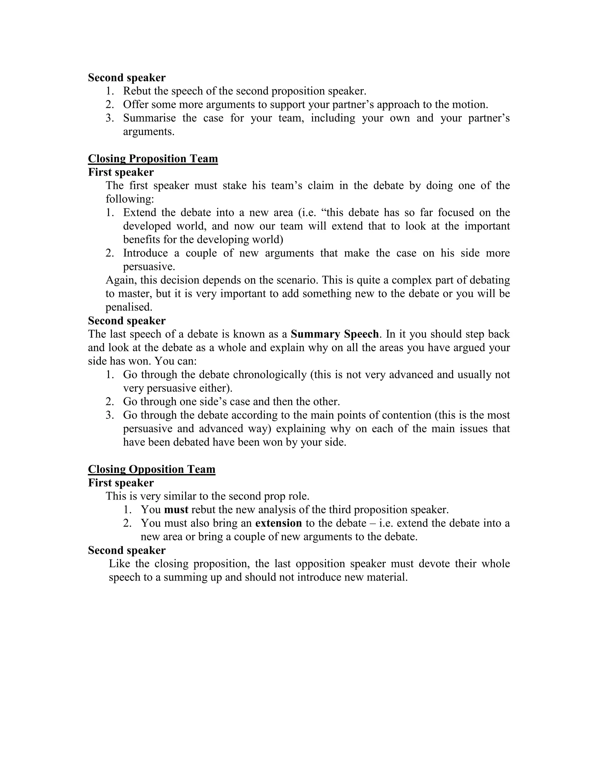 Materi debat 1 | PDF