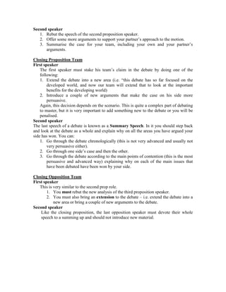 Materi debat 1 | PDF