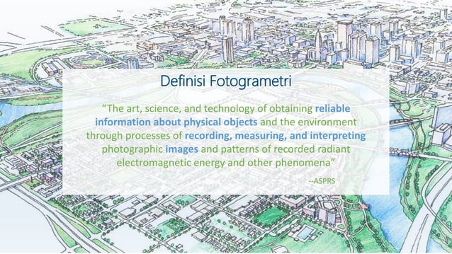 Pengantar Structure from Motion Photogrammetry | PPTX