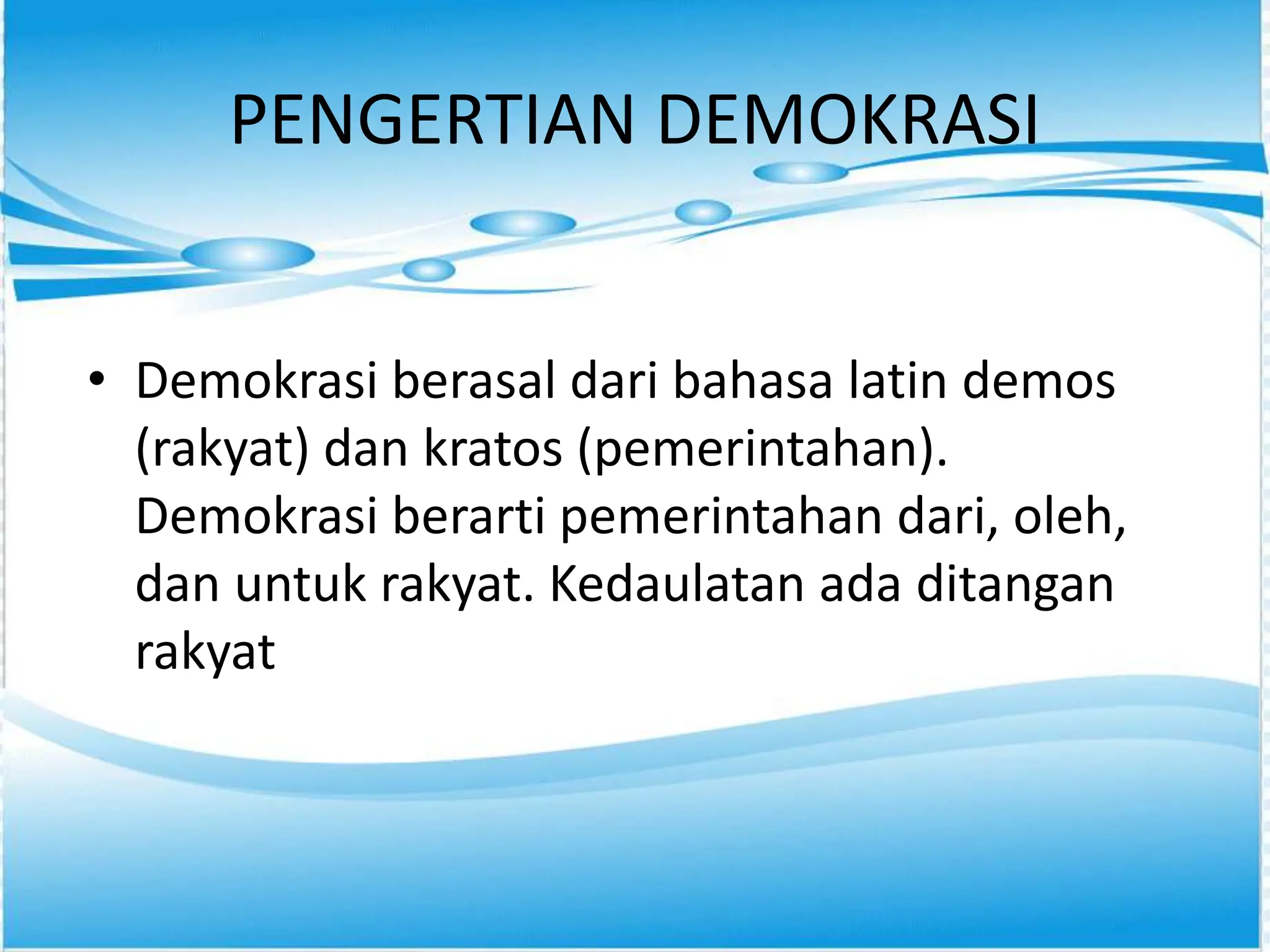 MATERI PEMBEKALAN P5 TEMA DEMOKRASI PANCASILA | PPTX