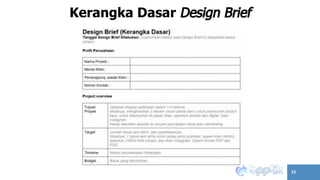 materi desain brief dkv kelas XI desain komunikasi visual | PDF