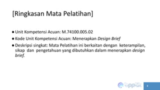 materi desain brief dkv kelas XI desain komunikasi visual | PDF