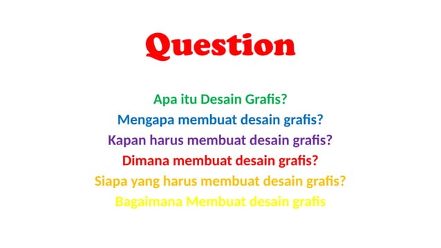 Materi Desain Grafis-corel draw basic Questions | PPT