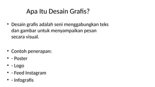Materi Desain Grafis Dasar Landscape by philodesign | PPTX
