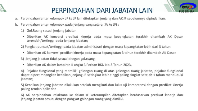 Materi Diklat Ahli Pertama 2024 JFA terbaru | PDF