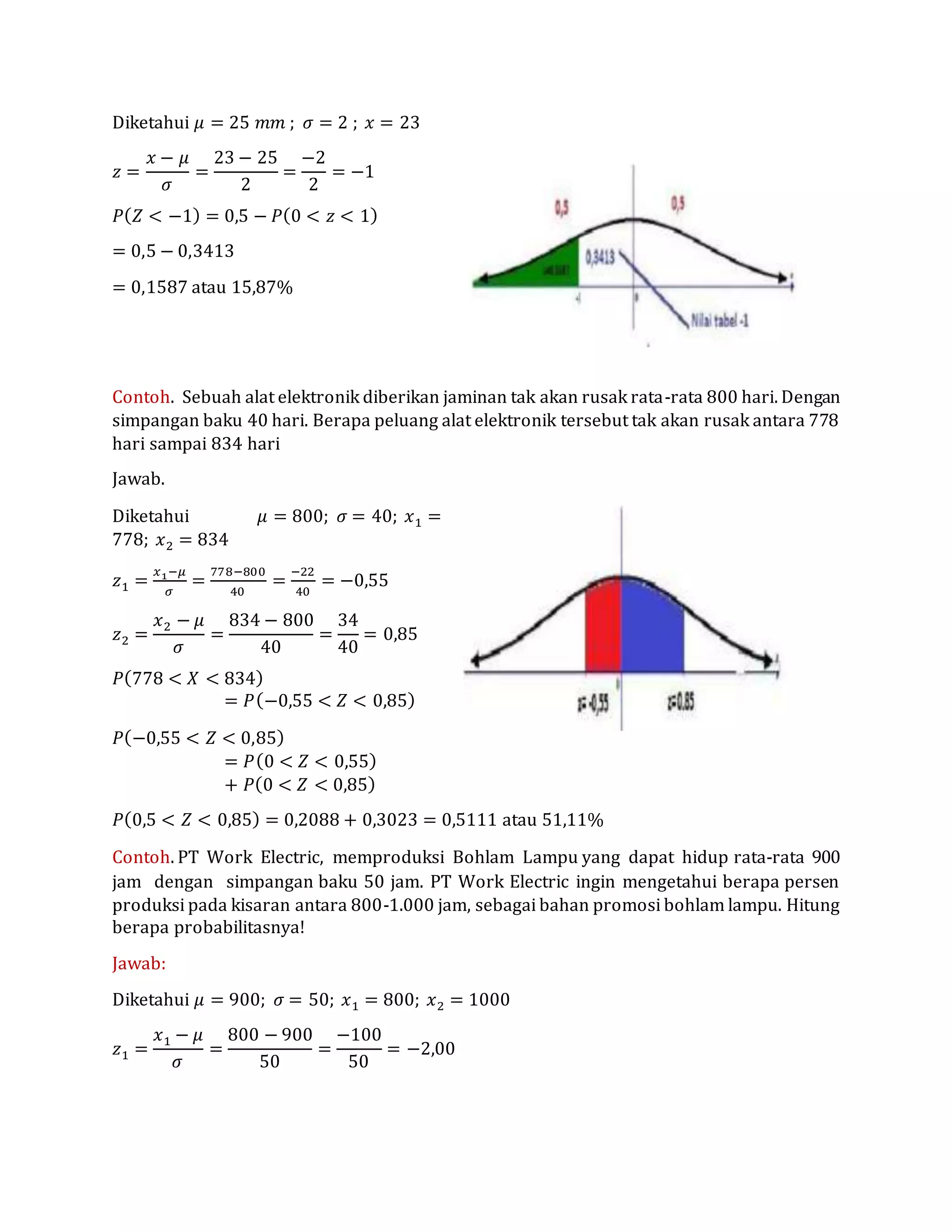Distribusi Normal Matematika Peminatan Kelas XII Program MIPA | DOCX