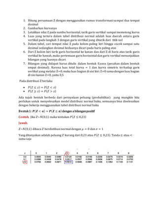 Distribusi Normal Matematika Peminatan Kelas XII Program MIPA | DOCX