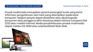 Materi Desain Media Interaktif Kelas XII | PDF