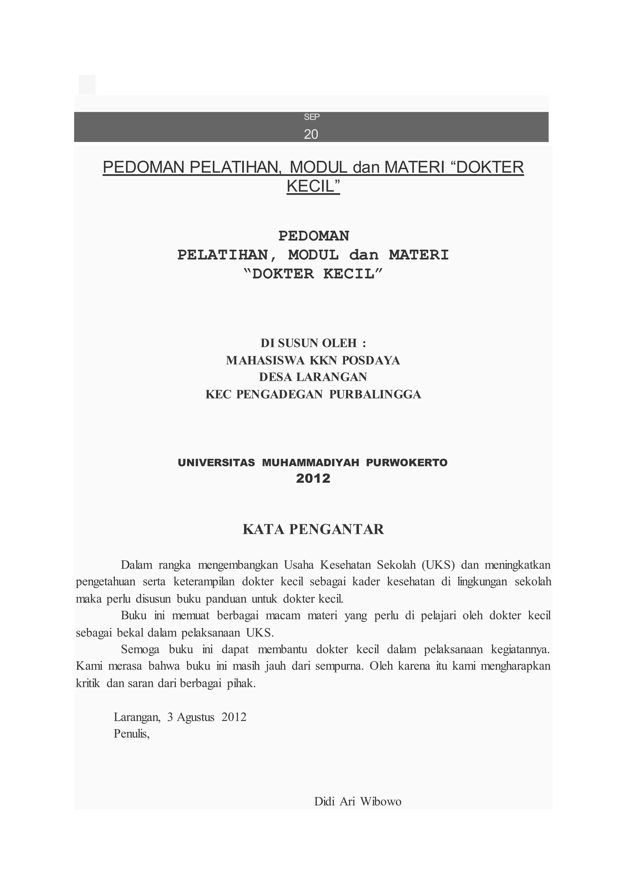 Materi dokte rkecil | DOCX