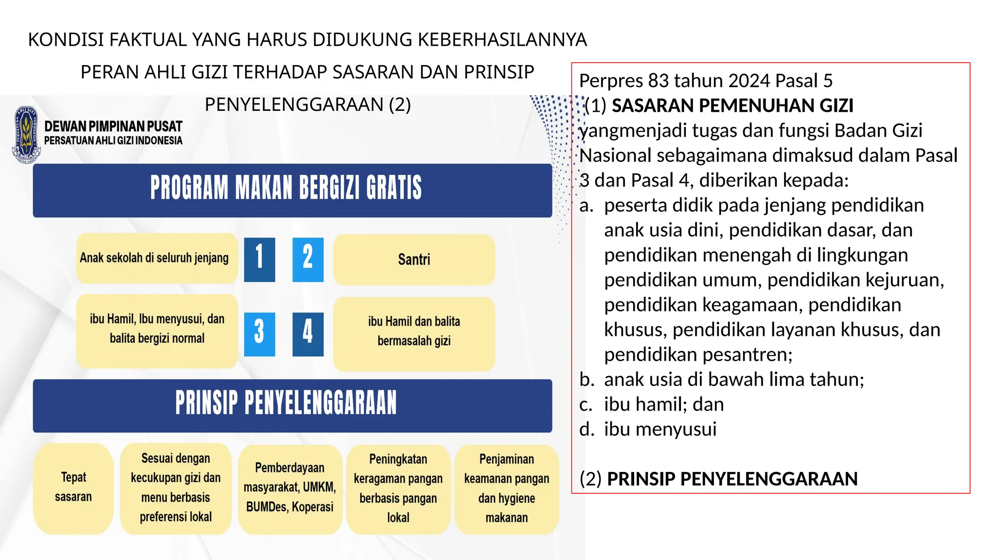 Materi DPD Persagi - FINAL PAPARAN HGN KE 65 PROV KALSEL_26 FEBRUARI ...