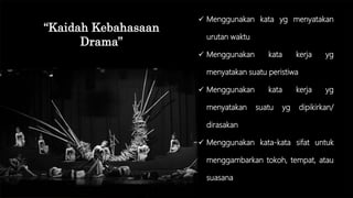 Materi Bahasa Indonesia Kelas XI (Drama) | PPTX