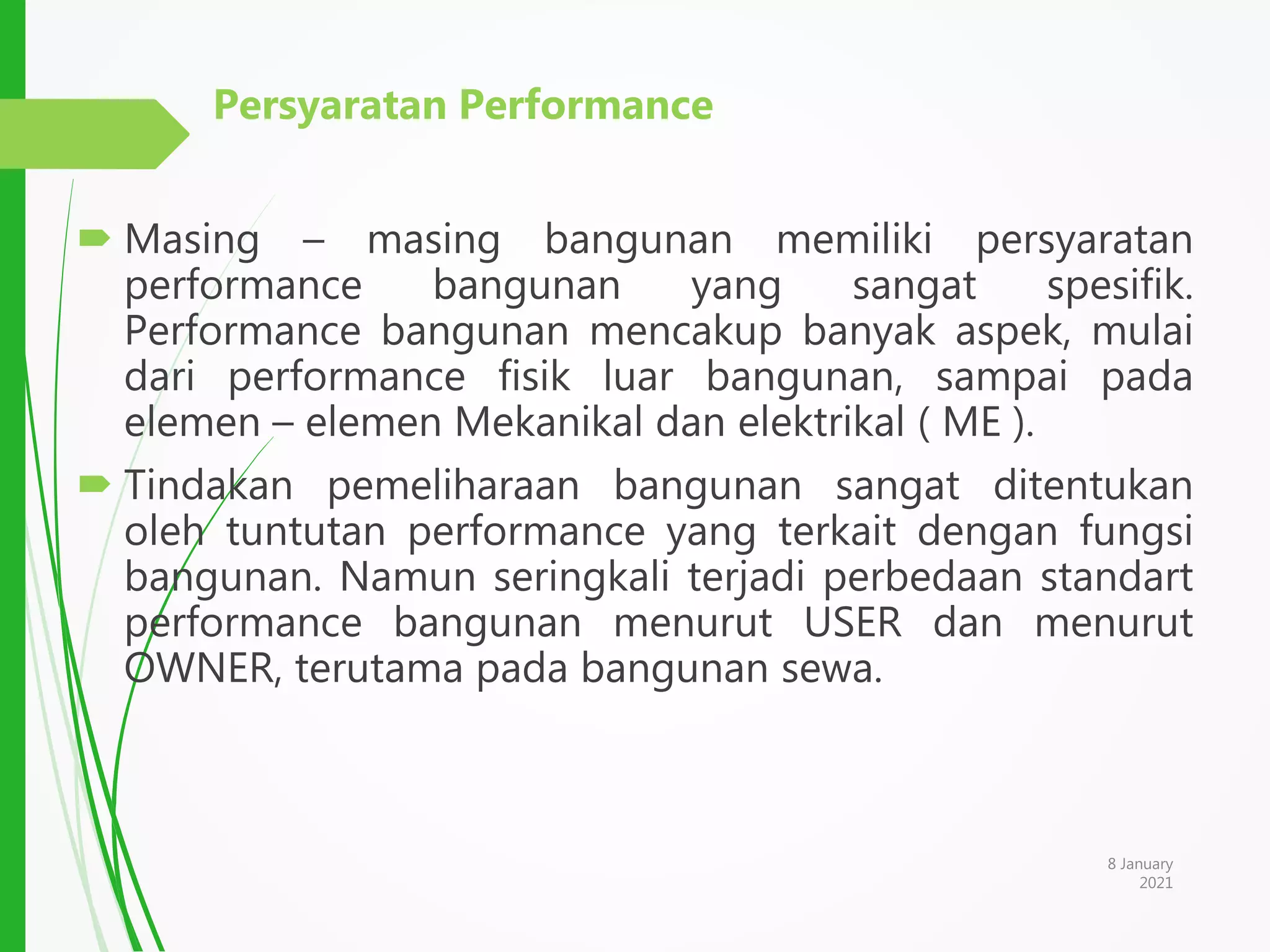Manajemen Perawatan Bangunan Gedung dan Fasilitas | PPTX