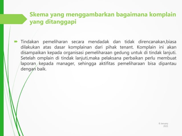 Manajemen Perawatan Bangunan Gedung dan Fasilitas | PPTX