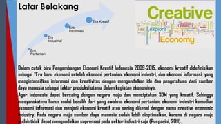 Pengembangan Ekonomi Kreatif Generasi Masa Depan Indonesia | PDF