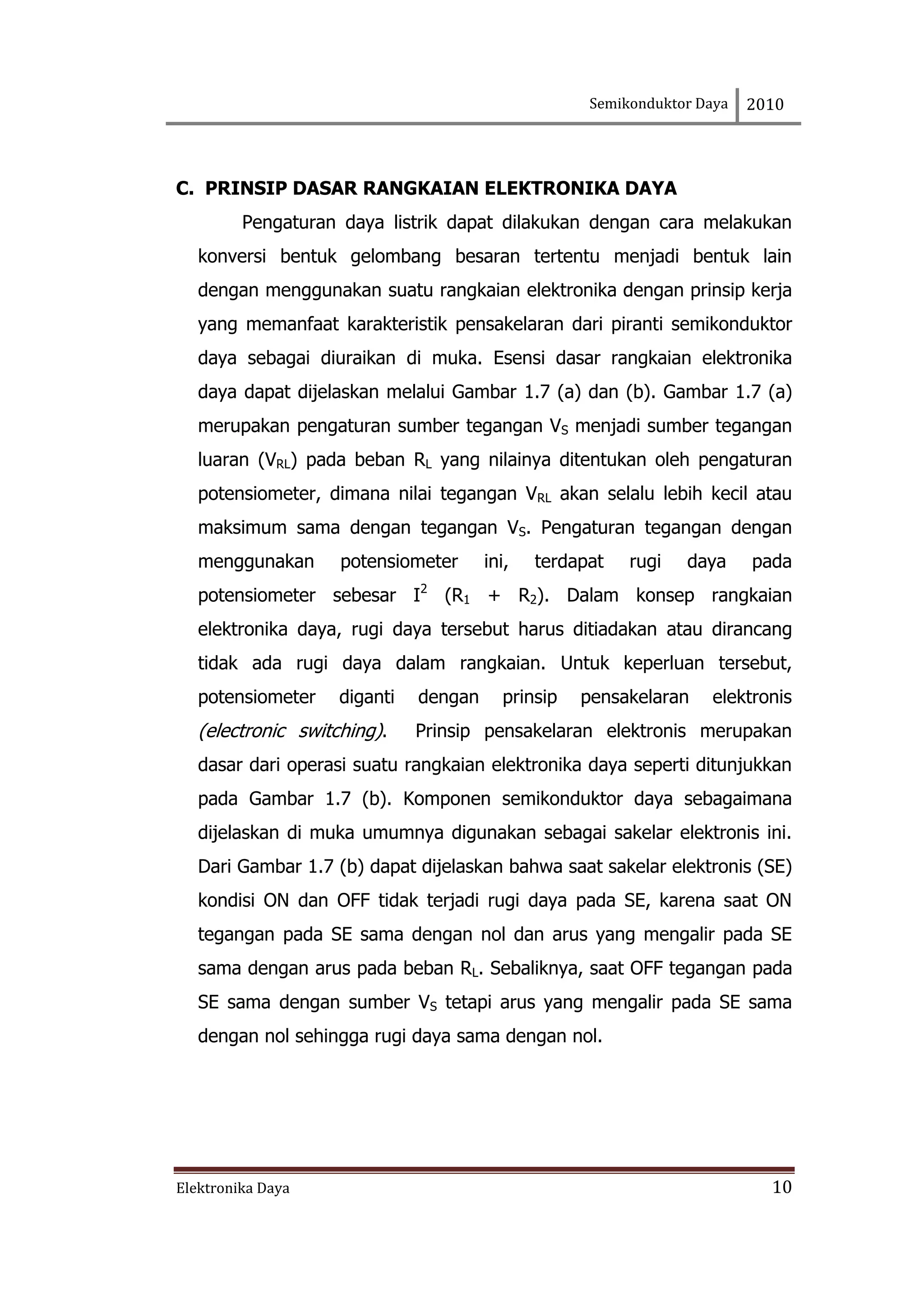 Materi+elektronika+daya+(komponen+elektronika+daya+2) | PDF