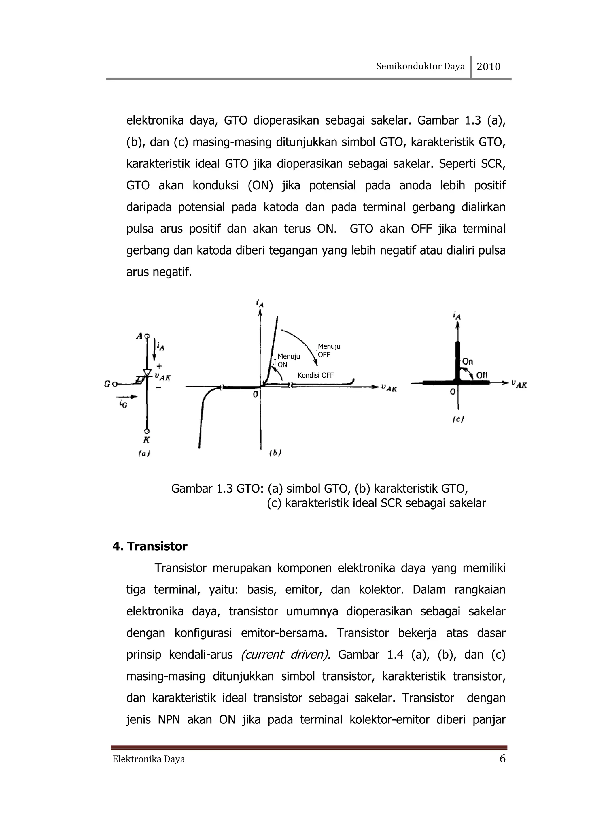 Materi+elektronika+daya+(komponen+elektronika+daya+2) | PDF