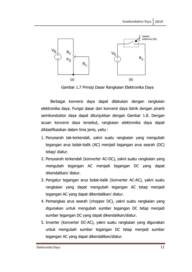 Materi+elektronika+daya+(komponen+elektronika+daya+2) | PDF